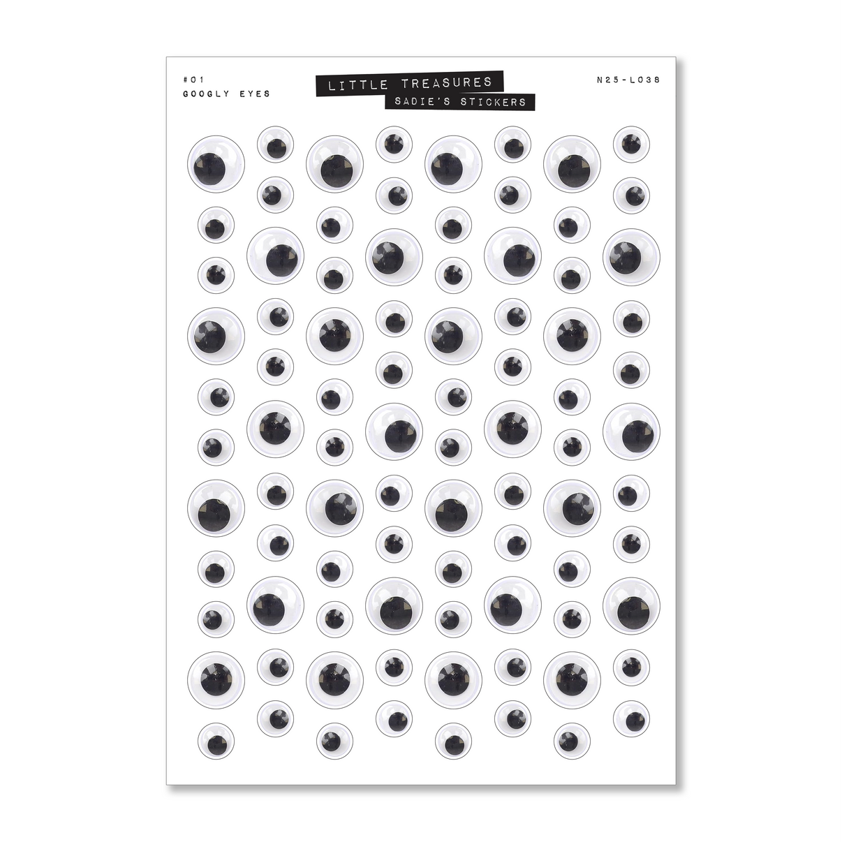 Googly Eyes Sticker Sheet – Gift Horse