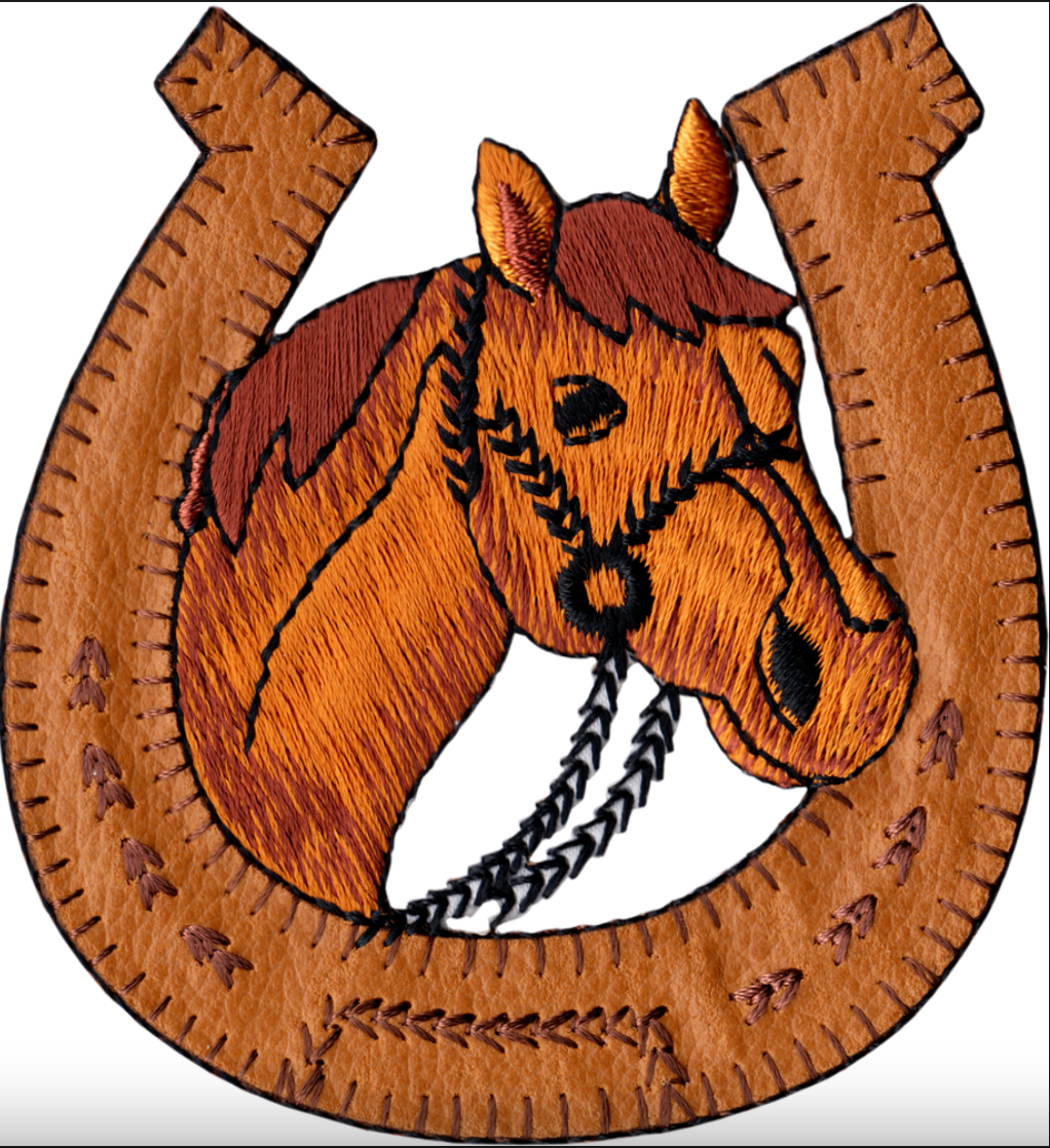 Horseshoe Horse Patch – Gift Horse
