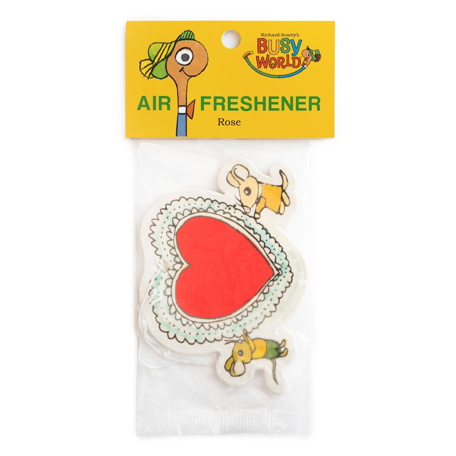 Richard Scarry Mice Heart Air Freshener – Gift Horse
