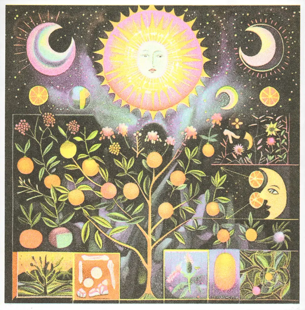 Apples of the Sun Risograph Print – Gift Horse